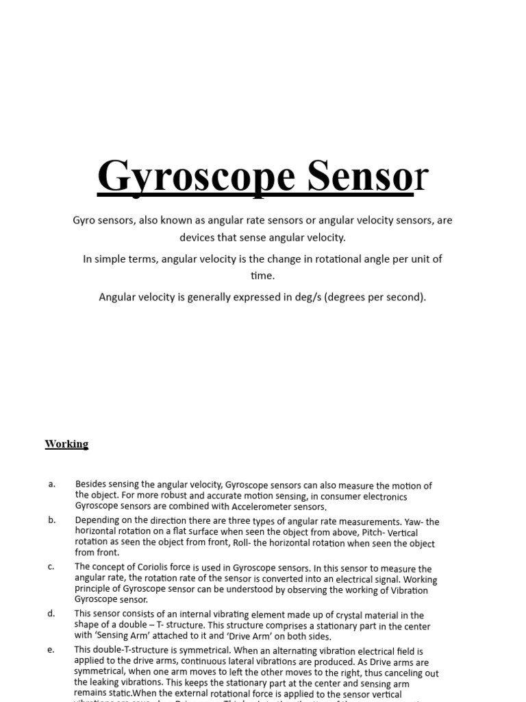 Gyroscope Senso-WPS Office | PDF