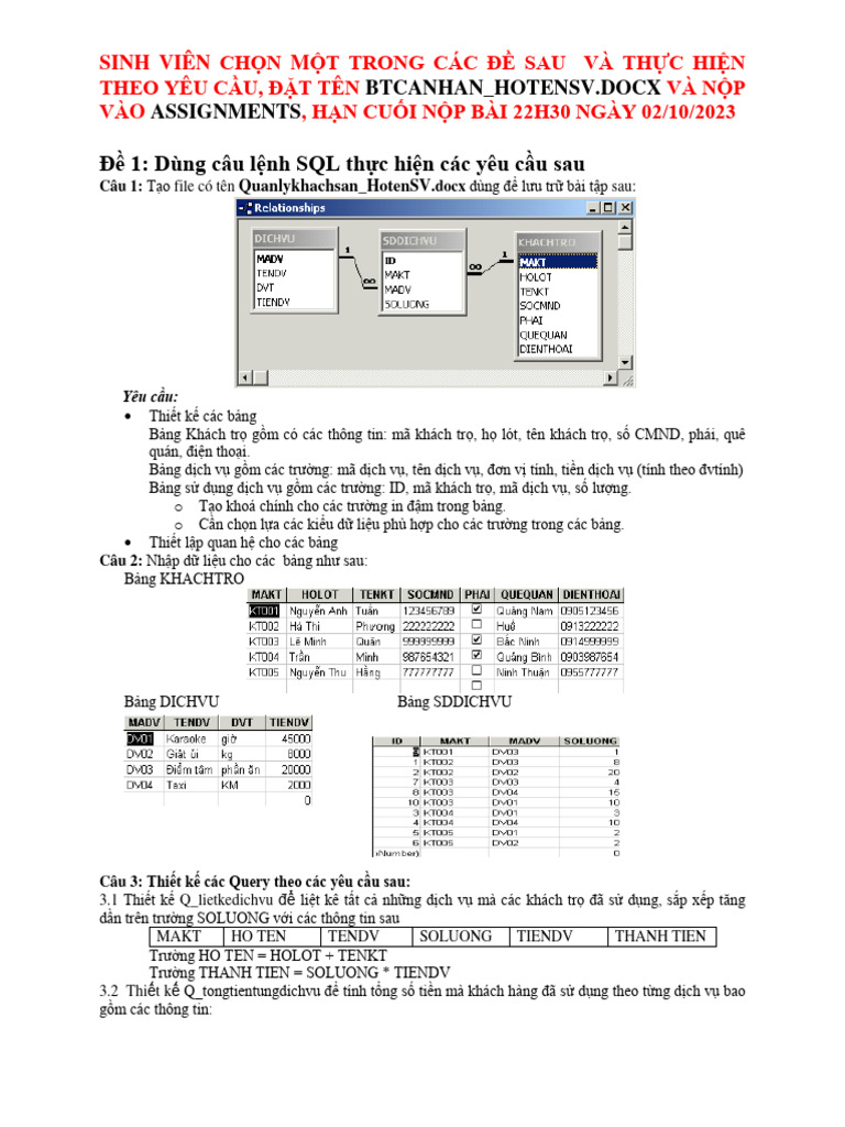 BT Ca Nhan - 1-5 | PDF