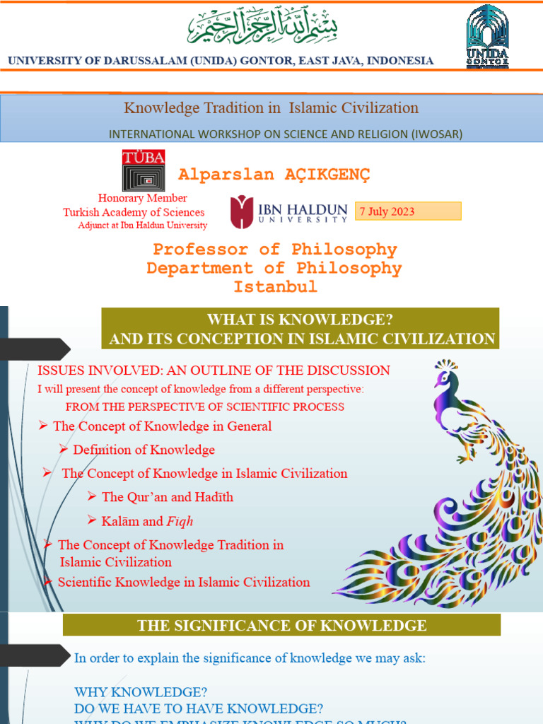 1 Knowledge Tradition in Islamic Civilization | PDF | Knowledge | Science