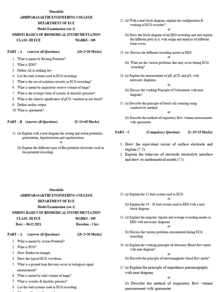 BBI Model - Questions | PDF
