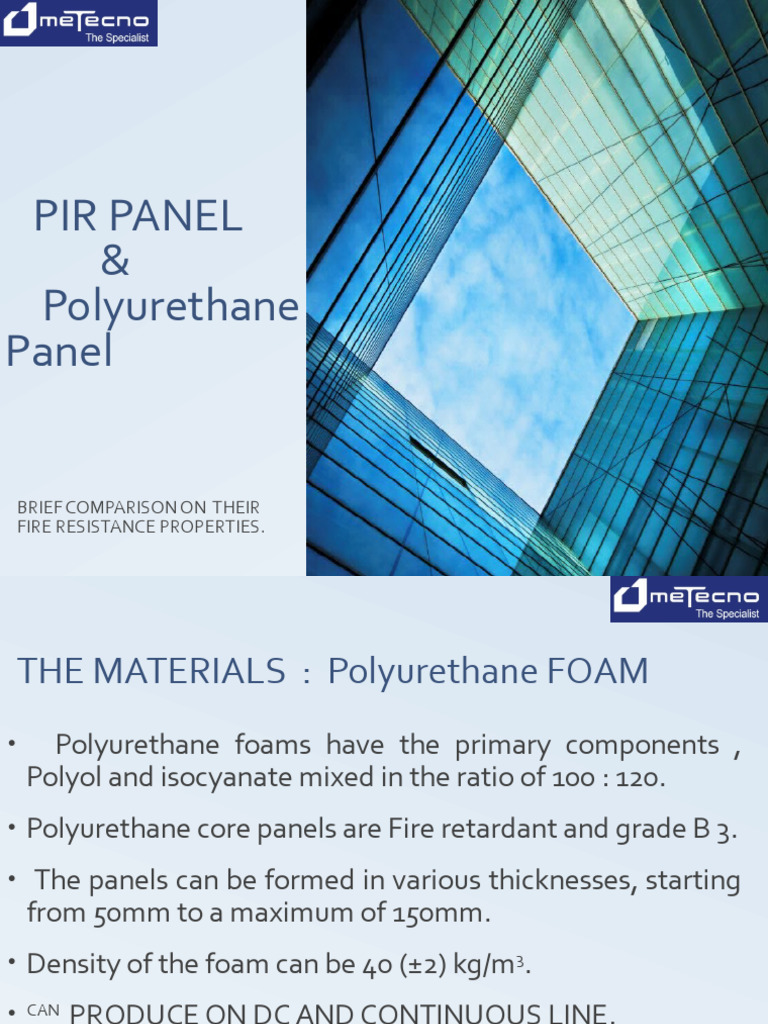 Polyurethane Foam Vs PIR Foam | PDF