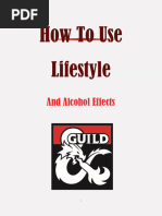 D&D 5E Alcohol and Drunk Rules | PDF | Barrel | Alcoholic Drinks