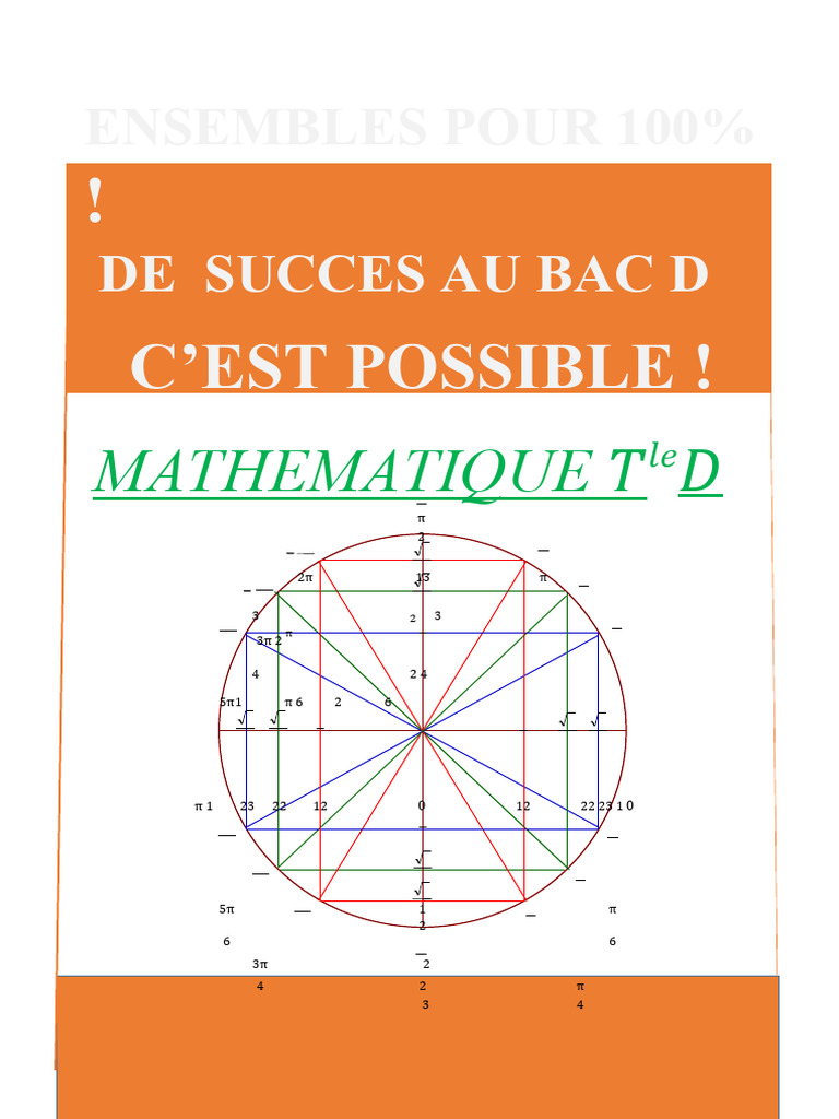 Mathématiques Bac | PDF | Théorie des probabilités | Probabilité