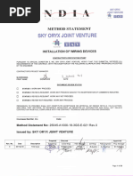 Method of Procedure MOP Form | PDF | Electrical Engineering | Electricity