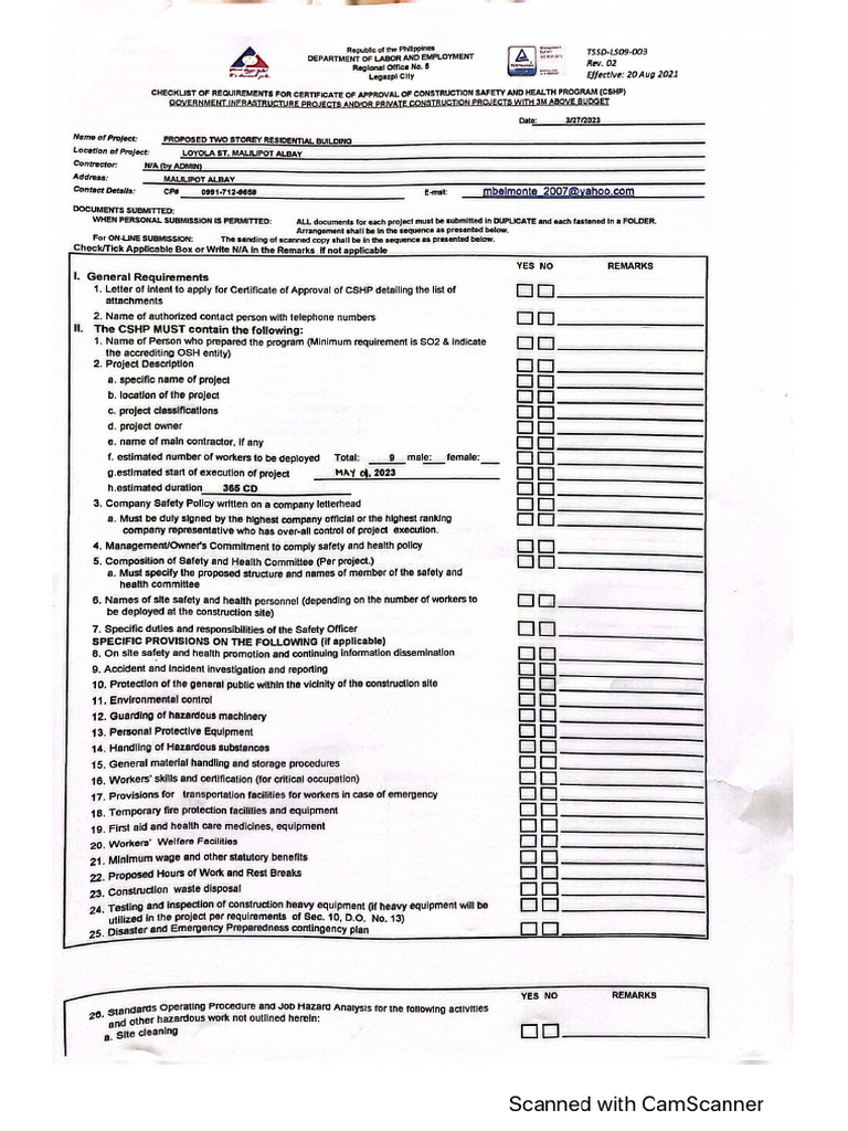 CSHP Belmonte by Admin | PDF