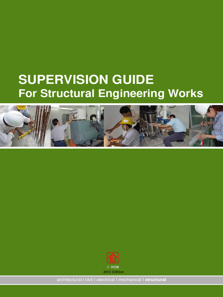 HDB - Structural Engineering Supervision Guide 2012 | PDF | Business