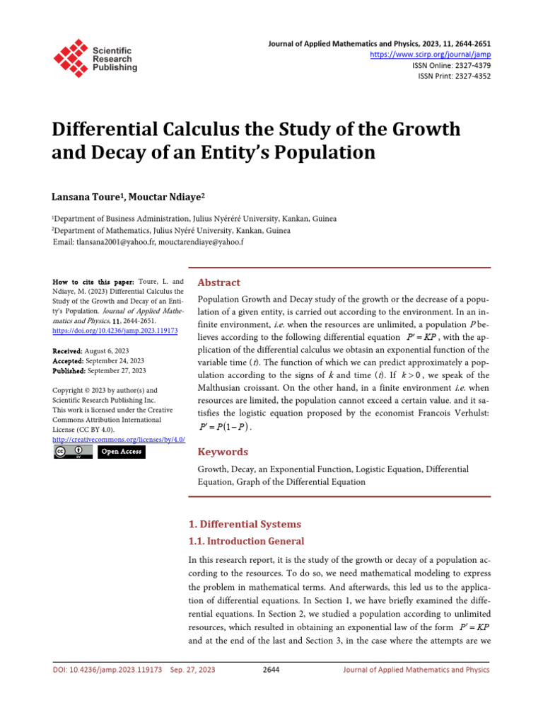 Differential Calculus | PDF