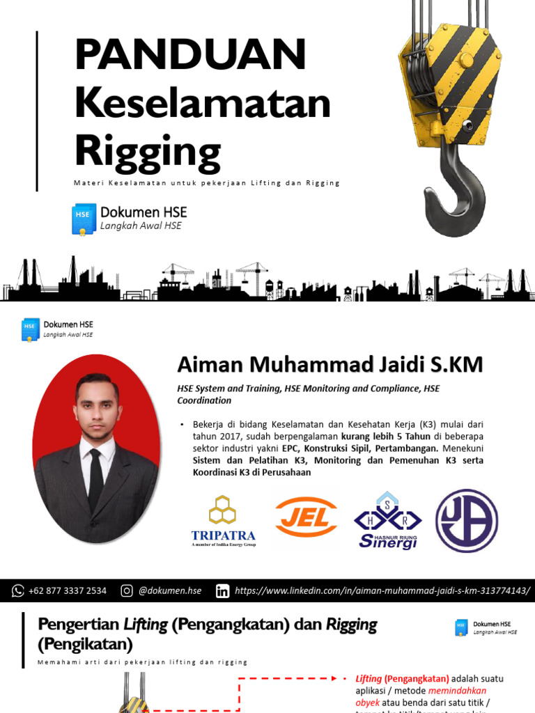 Panduan Keselamatan Rigging | PDF