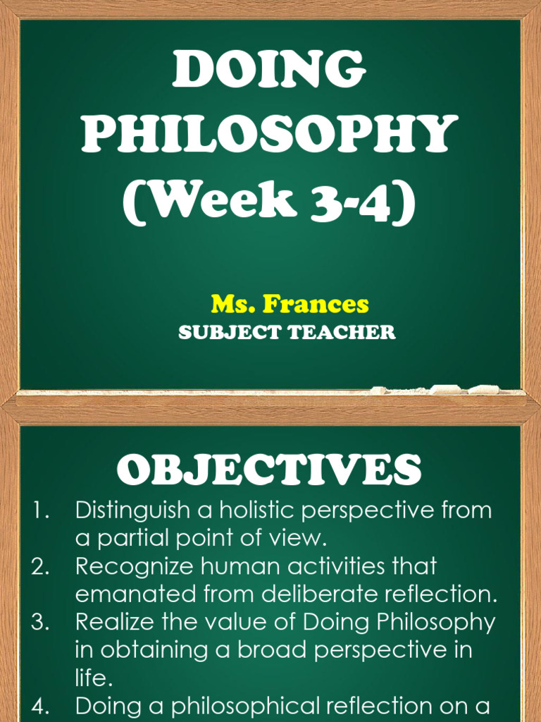 Value of Doing Philosophy: Week 3-4 | PDF | Existence | Science