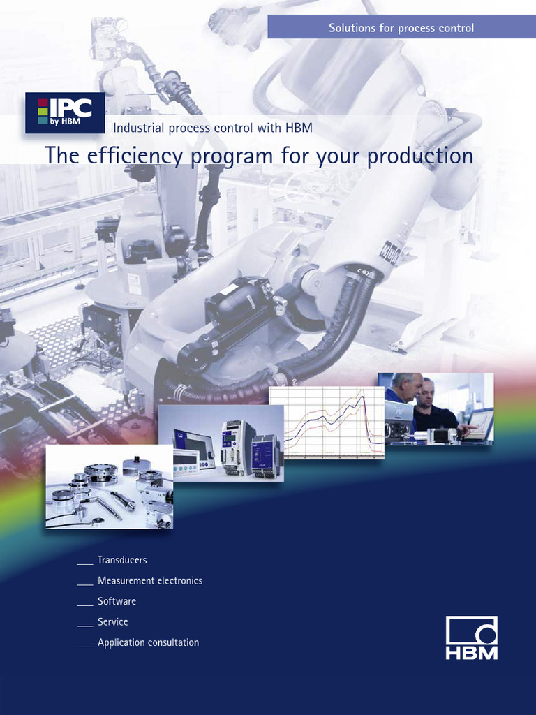 The Efficiency Program For Your Production: Industrial Process Control With HBM | PDF