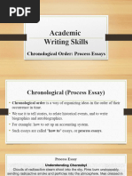 Chronological Order Essay Examples | PDF | Essays | Narrative