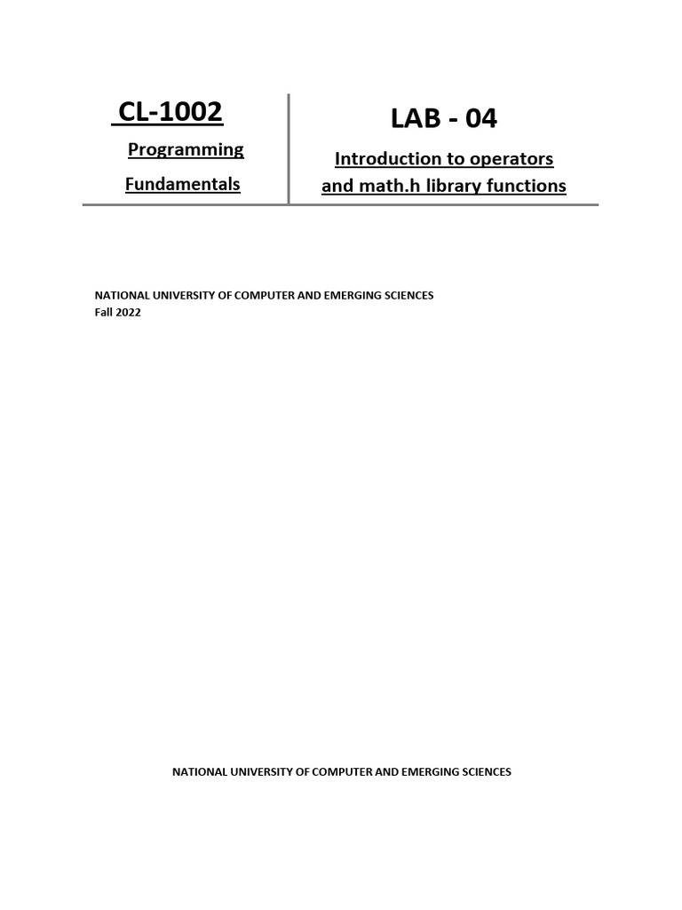 LAB 4 Manual | PDF | Computer Programming | Software Engineering