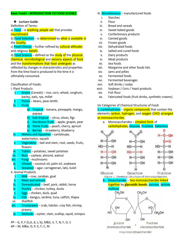 Basic Food I Reviewer | PDF | Foods | Knife