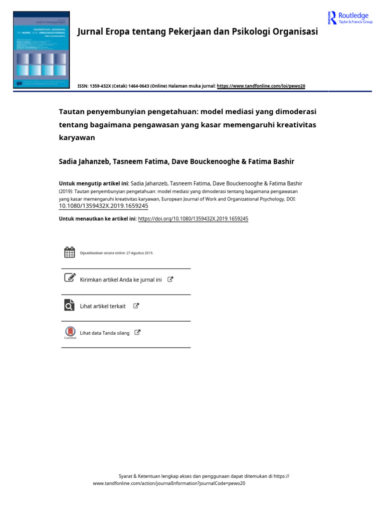 The Knowledge Hiding Link - En.id | PDF