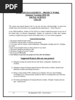 Disaster Management Project Class 9 (2025 26) | PDF | Natural Disasters ...