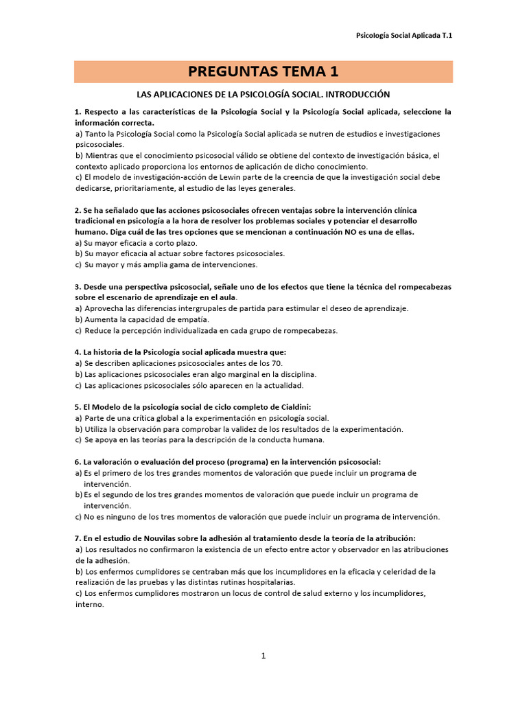 Wuolah Free Preguntas Examenes Pasados T1No | PDF