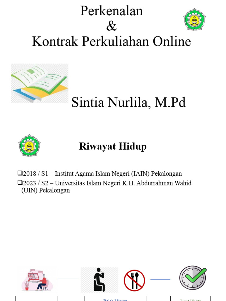 Pertemuan 1 Perkenalan & Kontrak Belajar | PDF