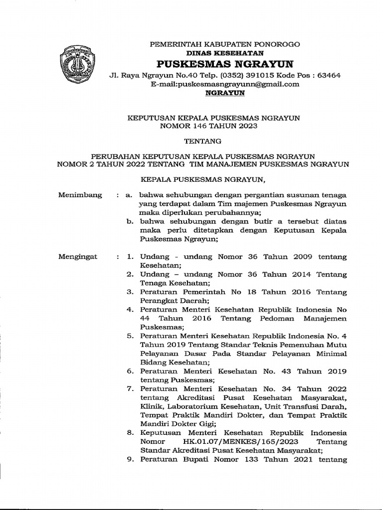 SK Tim MP 2023 Jan | PDF