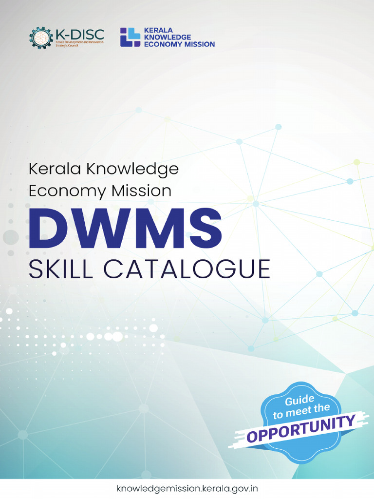 DWMS SkillCatalogue Sep2023 | PDF