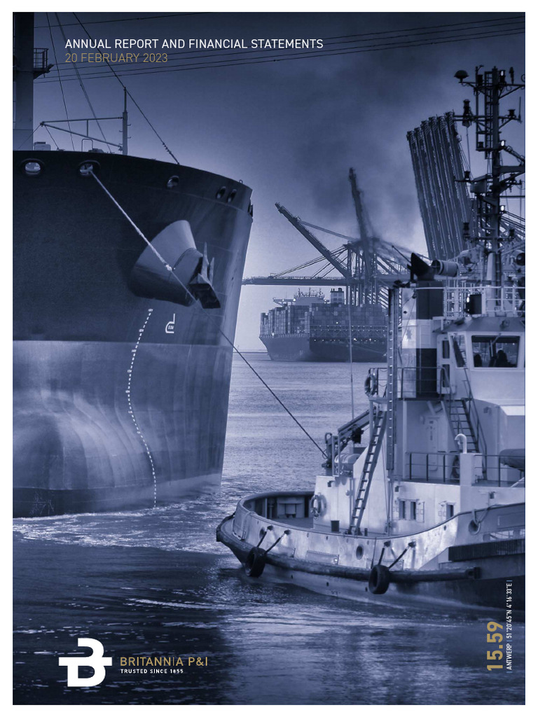 Britannia Steam Ship Insurance Report 2023 | PDF | Reinsurance | Investing
