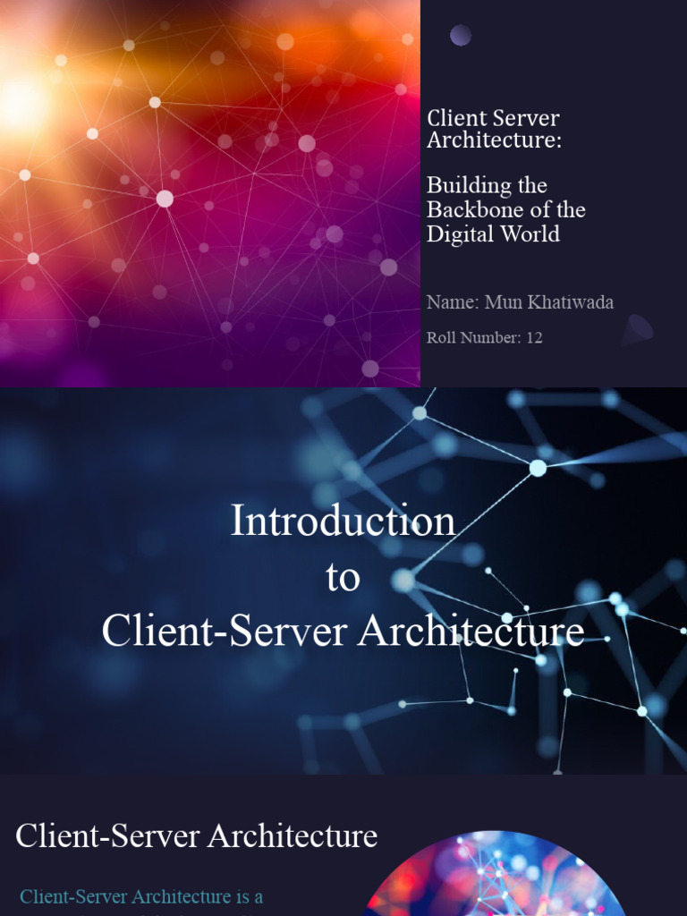 Client Server Architecture Pdf