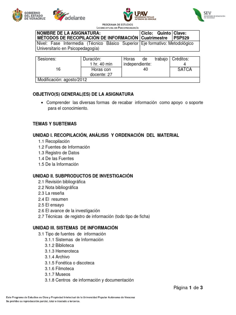 Métodos de Recopilación de Información | PDF | Aprendizaje | Cognición