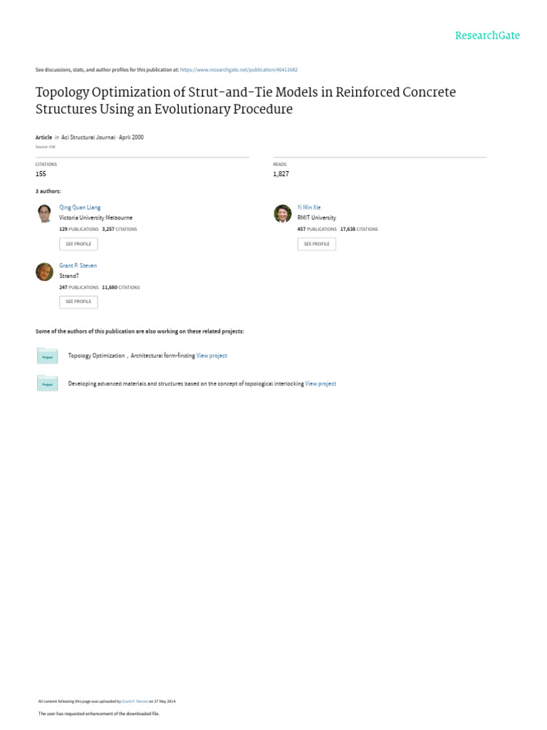 Liang Xie Steven ACI Structural Journal Publ Version | PDF | Technology ...