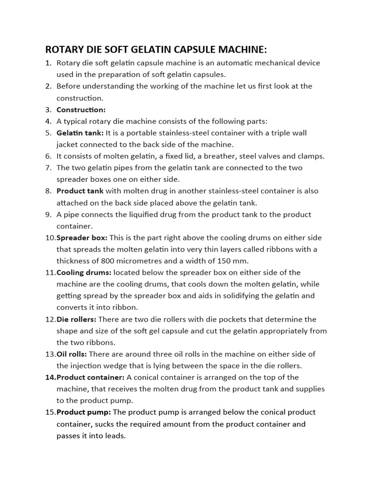 Rotary Die Process | PDF