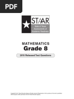 8th Grade STAAR Reference Sheet | PDF