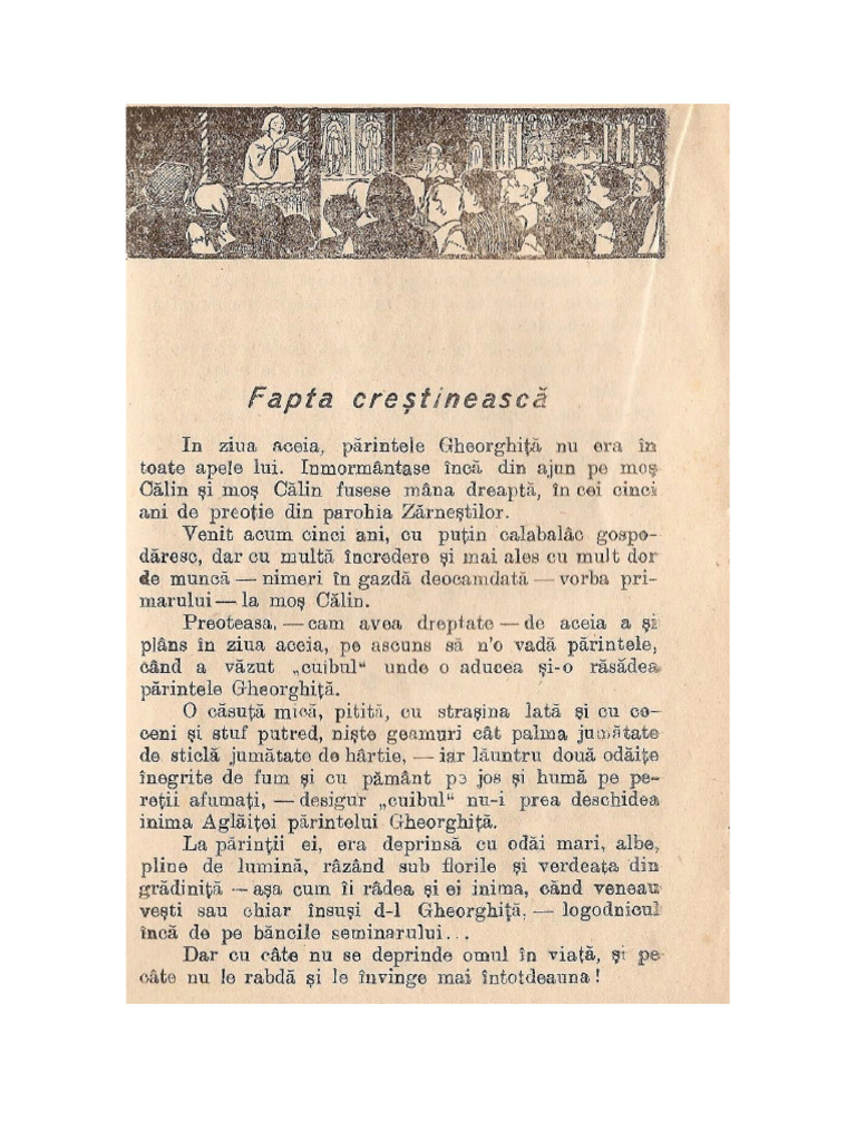 SAVIN GH PETRU - Fapta Crestineasca | PDF