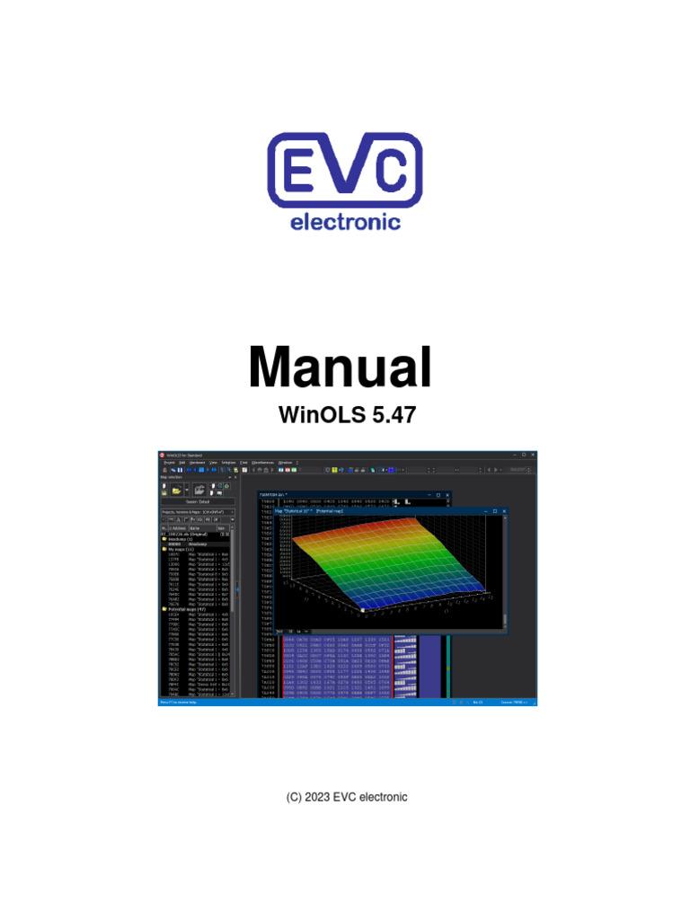 WinOLS 5.47 User Manual Guide | PDF | Computing | Software