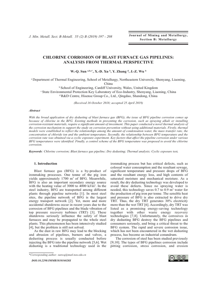 BFG Gas Line | PDF | Technology & Engineering
