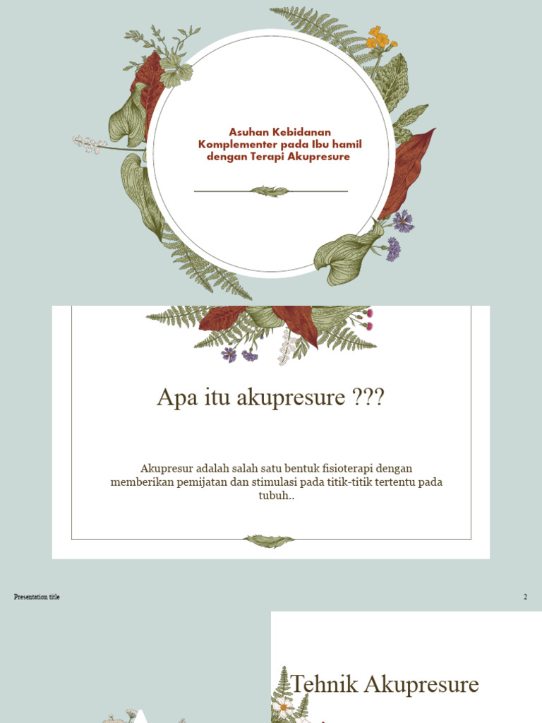 Asuhan Kebidanan Komplementer Pada Ibu Hamil Dengan Terapi | PDF