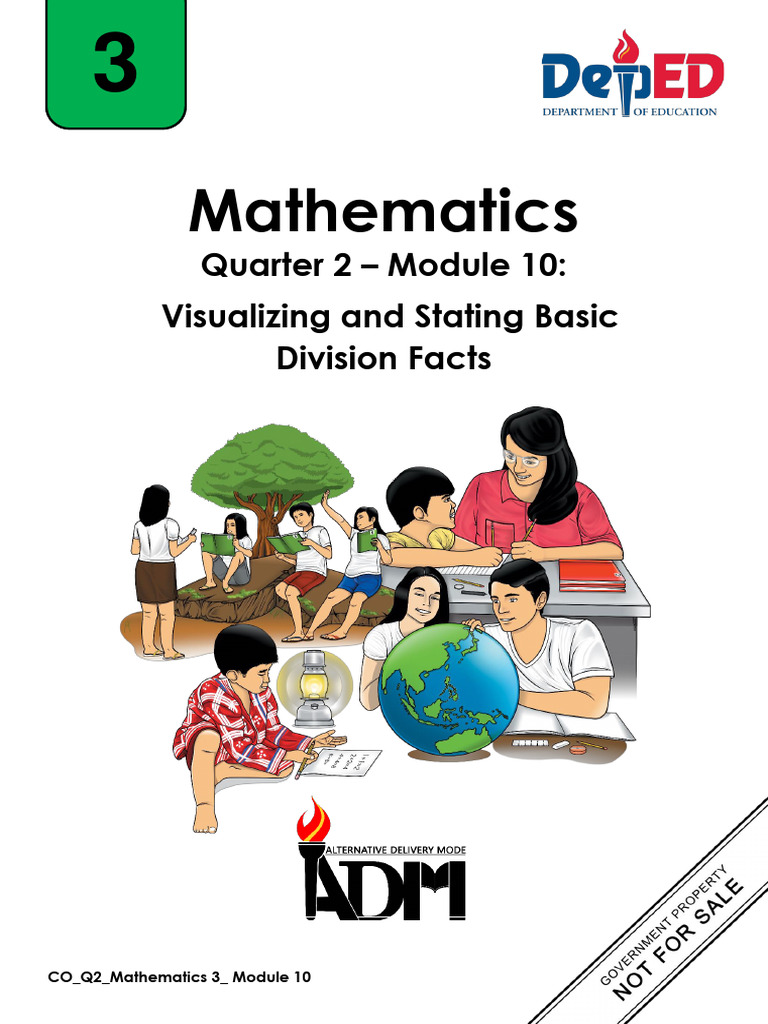 Math3 Q2 Mod10 VisualizingandStatingBasicDivisionFacts V2 | PDF | Division (Mathematics ...