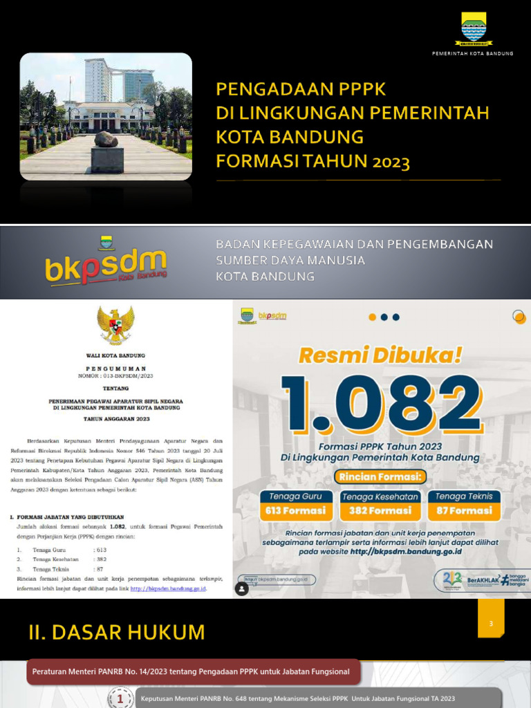 Webinar Seleksi PPPK 2023 | PDF