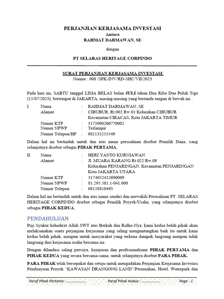 Draft Pks Rd 2023 | PDF