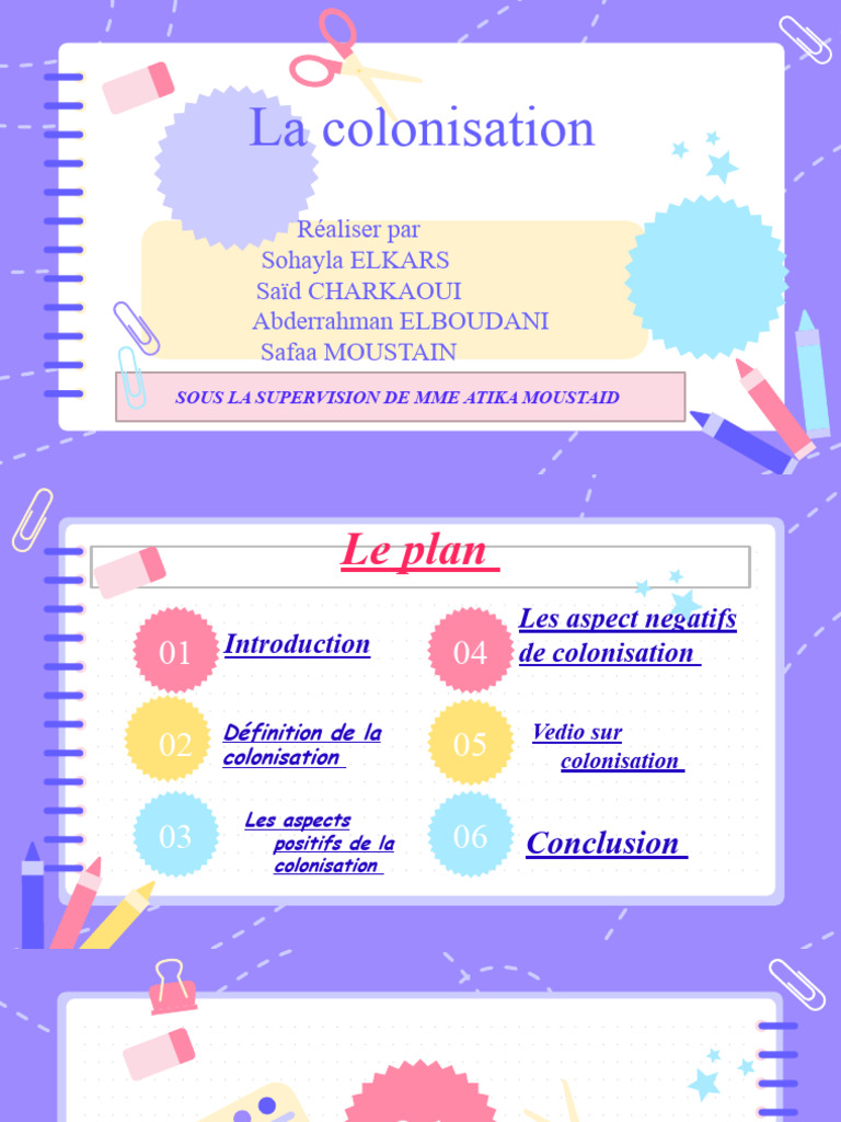 Elkars Soha PPT Colonisation Terminale | PDF