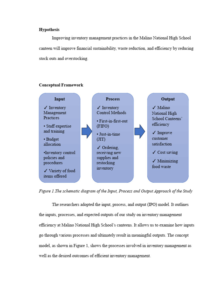 Hypothesis and Conceptual Framework | PDF