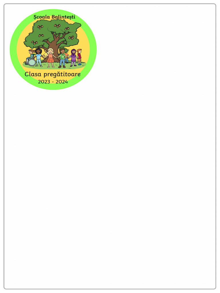 Ecuson Clasa Pregătitoare | PDF