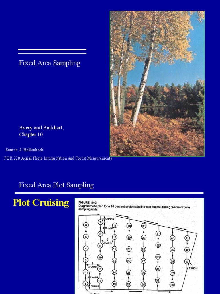 Fixed Area Sampling: Avery and Burkhart | PDF | Nature