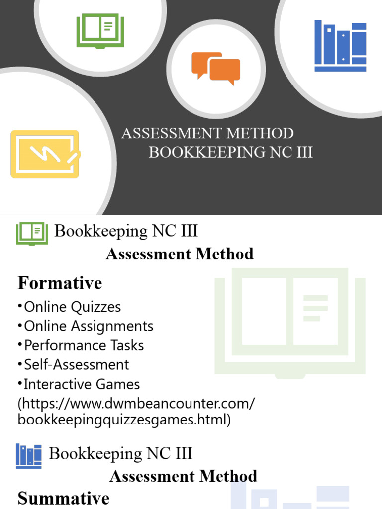 Bookkeeping NC III: Assessment Guide | PDF