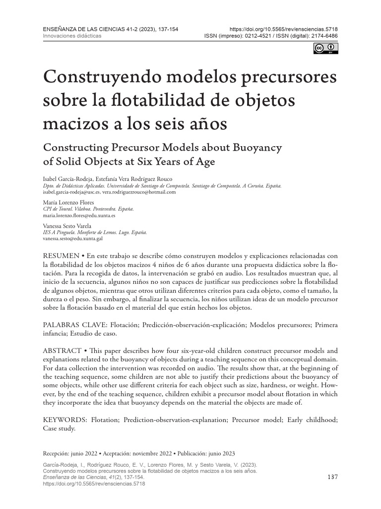 Articulo de Investigación Didáctica CCEE | PDF