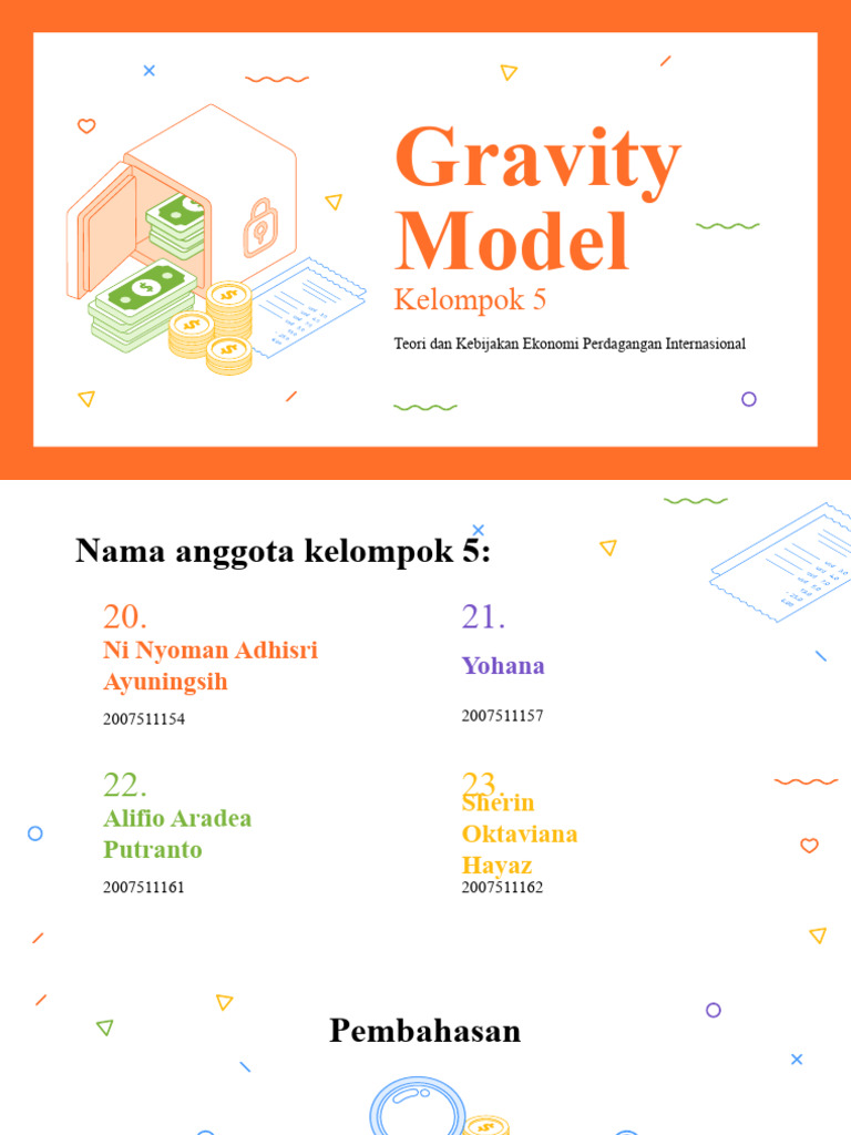 Kelompok 5 - Gravity Model | PDF