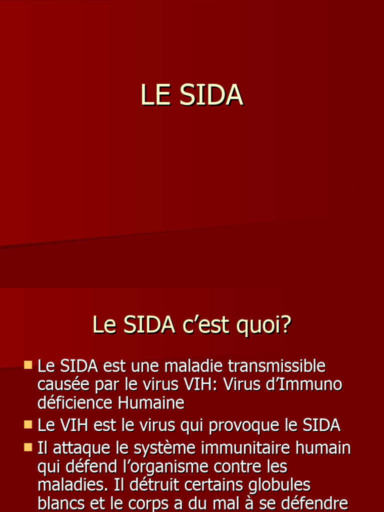 Comprendre le SIDA et le VIH | PDF