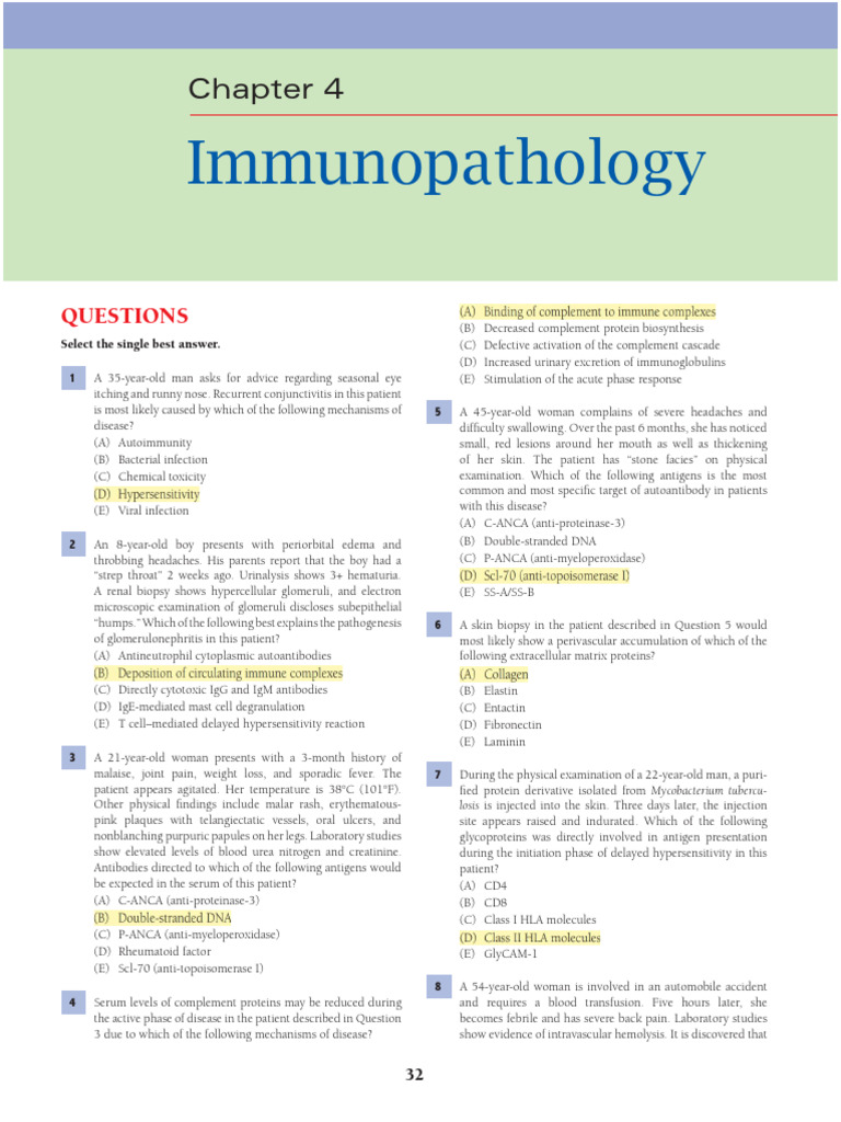 Robbins & Rubins Immune System | PDF