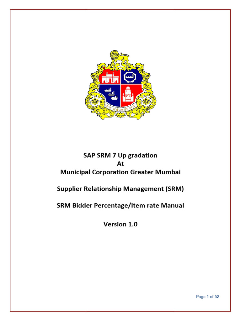 MCGM Vendor Manual | Download Free PDF | Internet Explorer | Receipt
