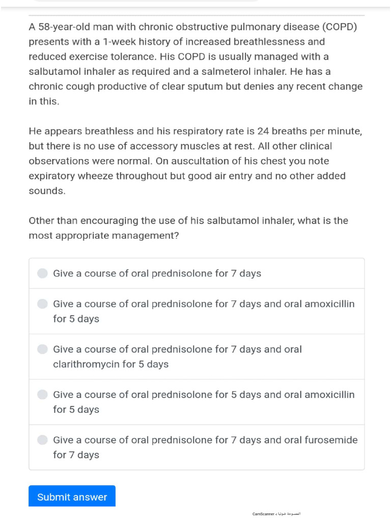 MRCP - PART ONE - PassMedicine 2020 - Chest | PDF