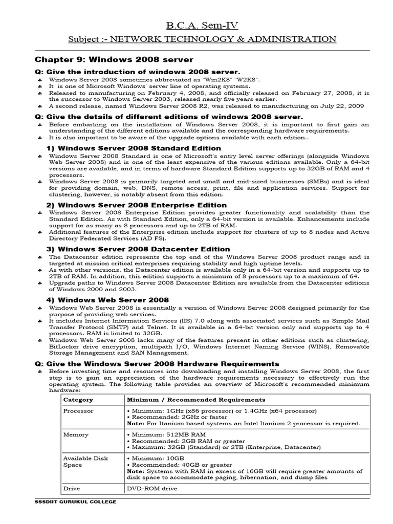 Sy-Bca-Sem-4-Nt&a-Ch - 9 | PDF