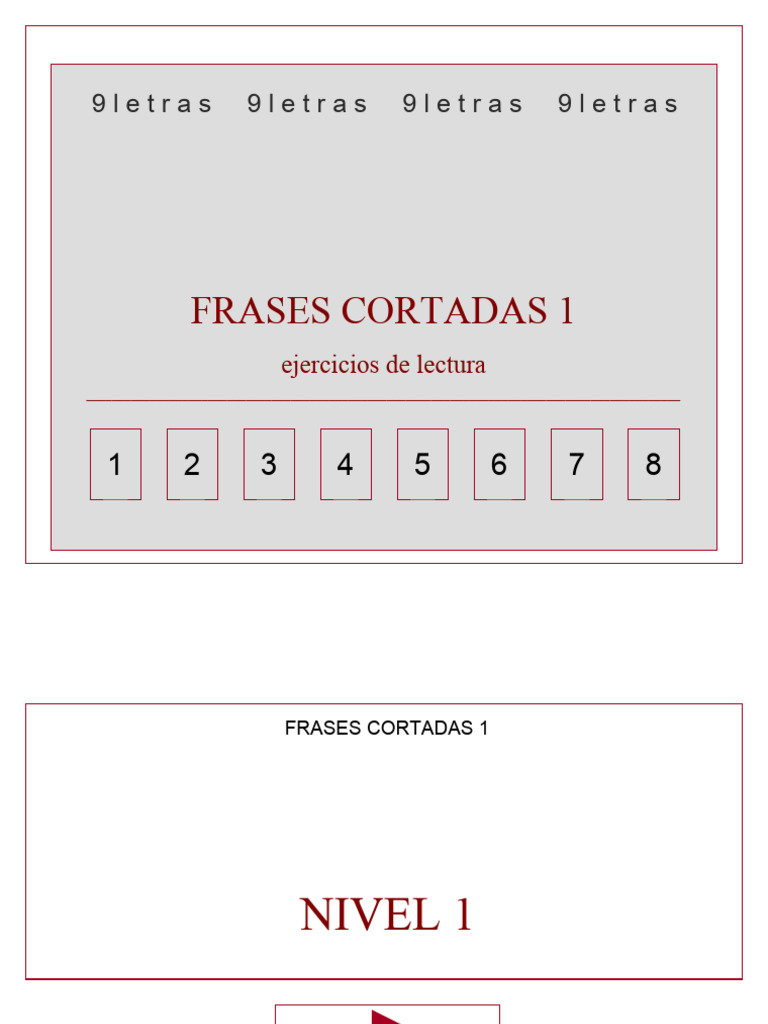 Frases Cortadas Plantilla | PDF