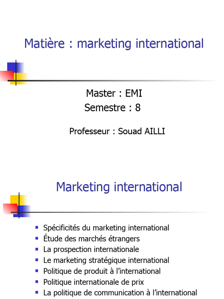 Mark International Mme Ailli (Autosaved) | PDF | Affaires | Art